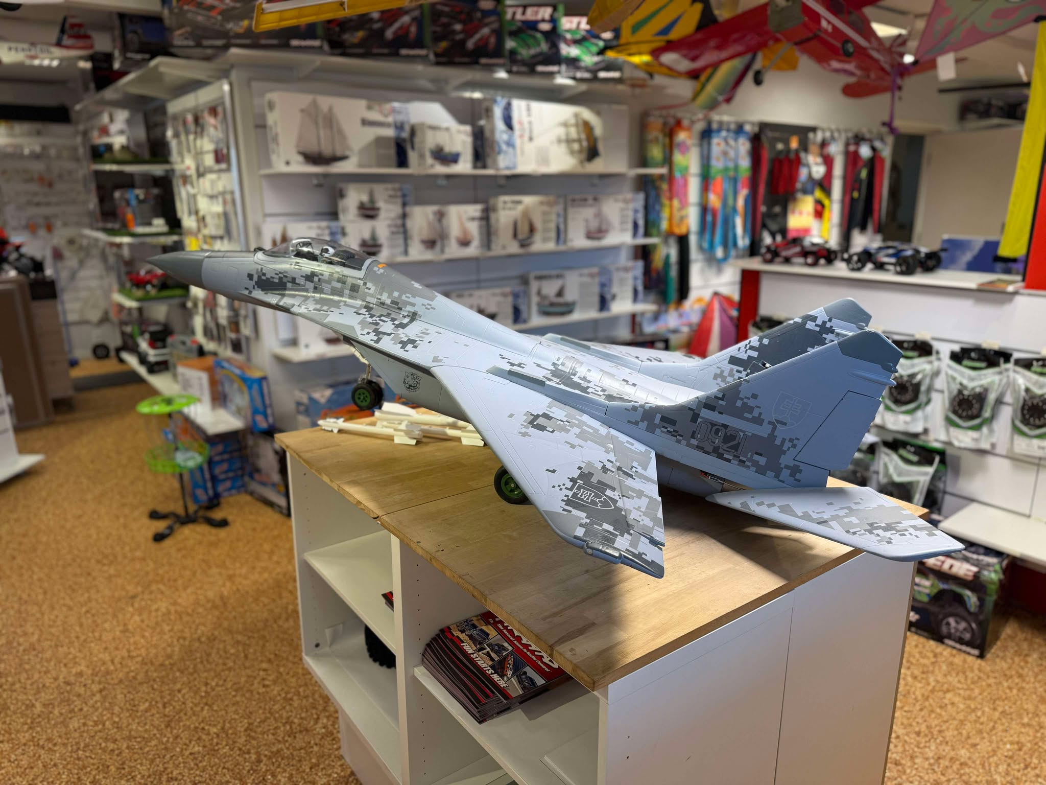 Freewing MIG-29 Digital Camo Twin 80mm med after burner